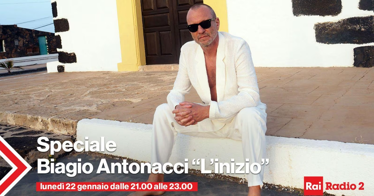 Rai Radio2: Andrea Delogu presenta il 'live' di Biagio Antonacci dalla ...