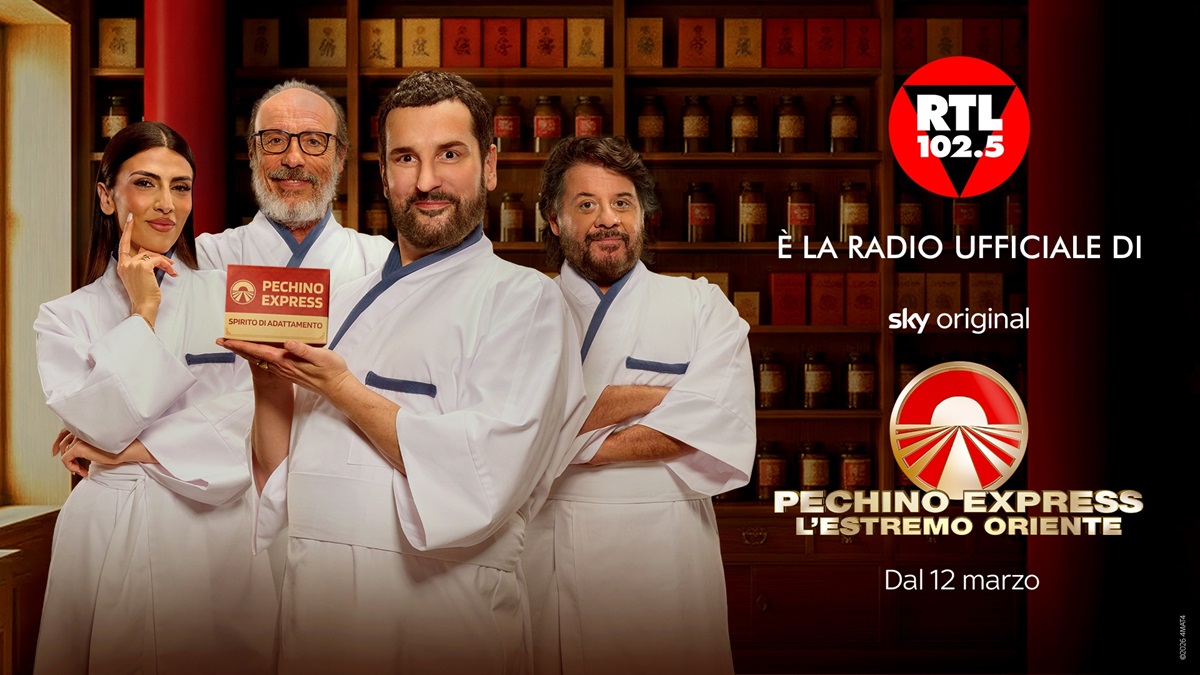 RTL 102.5 è la radio ufficiale di "Pechino Express"